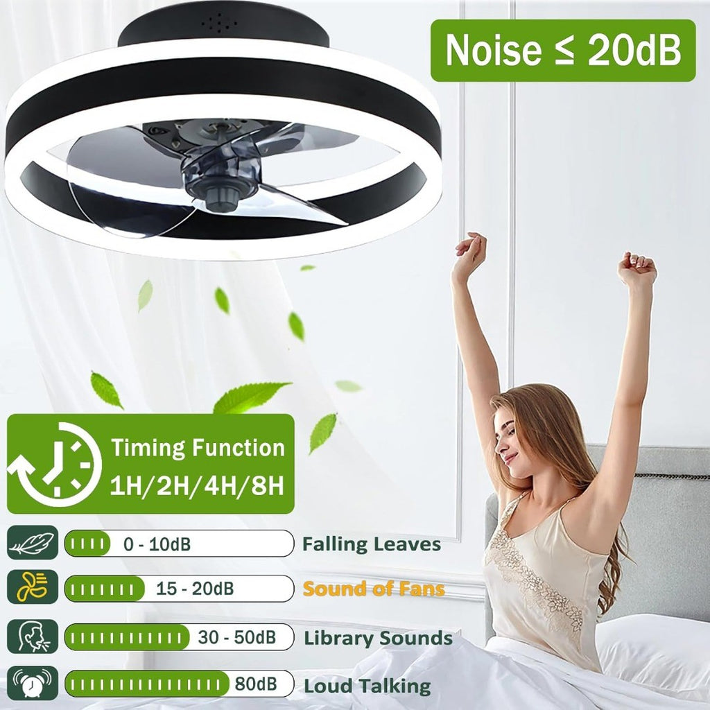 Ceiling Fan LED Light Dimmable Remote Control 40cm Gold | Scope Online ...