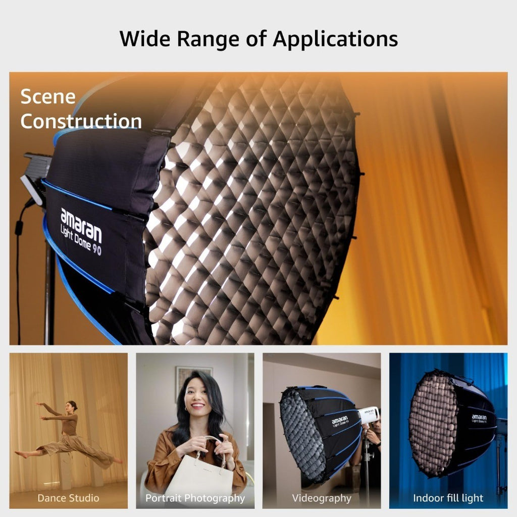 AMARAN Light Dome 90 Circular Softbox Bowens Mount 90cm | Scope Online ...